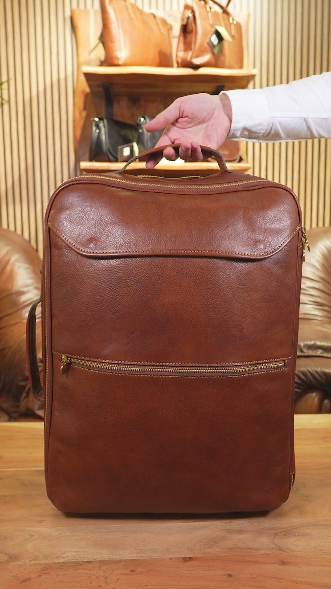 Luxury Leather Carry-On Suitcase – A&E CORIUM
